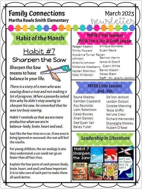 Family Connection | Martha Smith Elementary School