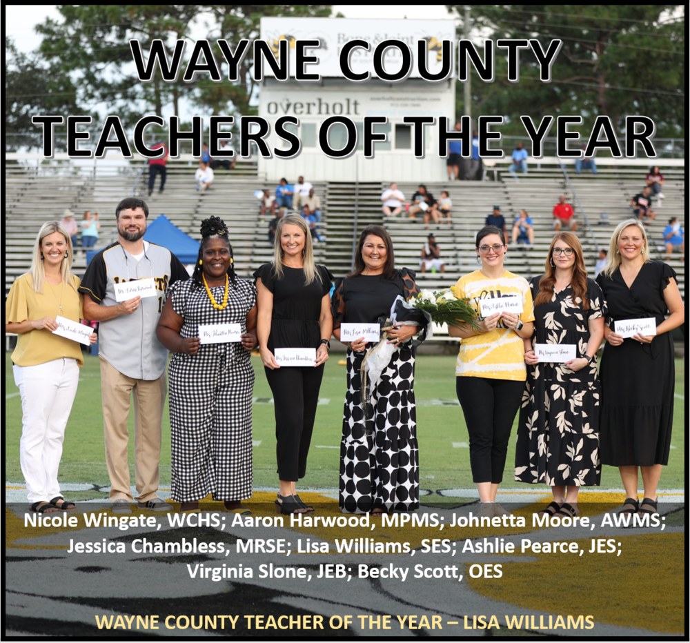 Congratulations, Teachers of the Year | Wayne County School System